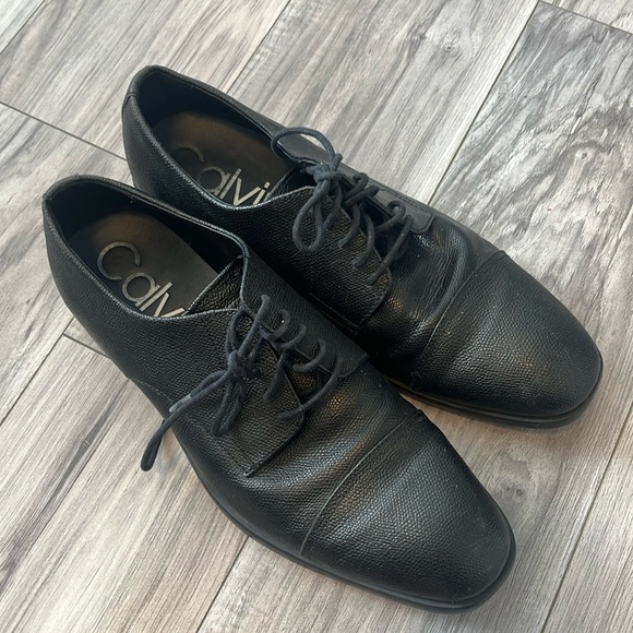 Calvin Klein | Shoes | Mens Black Calvin Klein Connor Dress Shoes ...